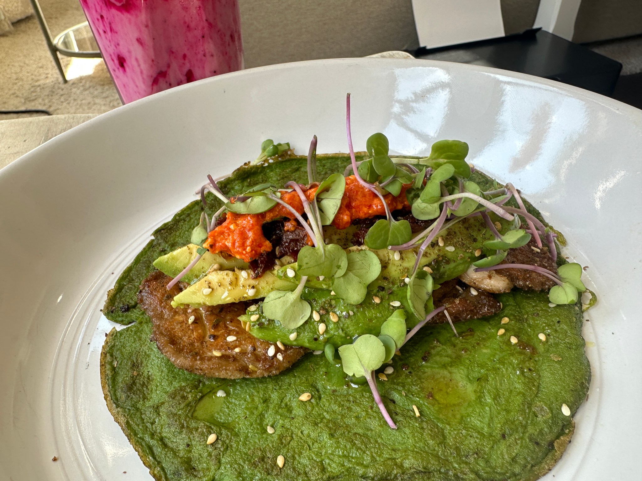 Two Ingredients: Rainbow Chard Wraps with Lions Mane Sausage Patty ...